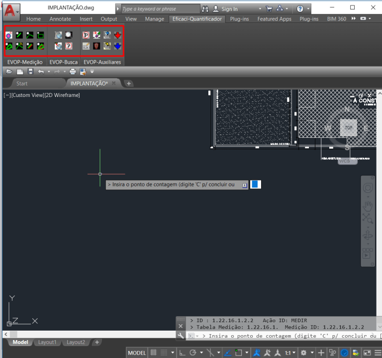 Recursos de AutoCad - Quantificador do Evop - Evop